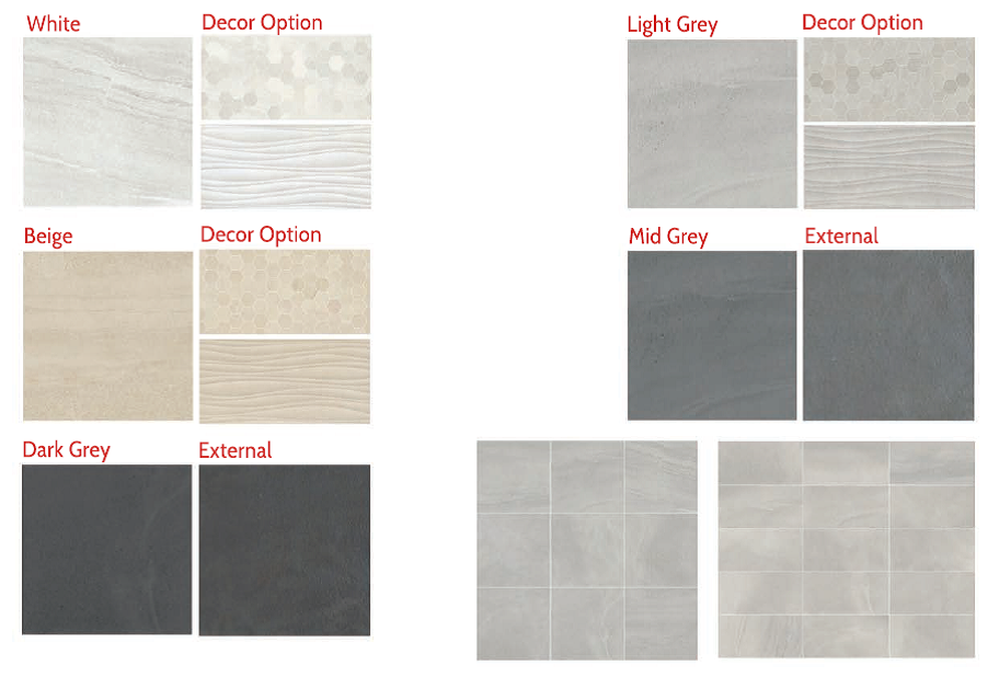 Limestone Porcelain TF Colour Range – Tile & Stone Gallery