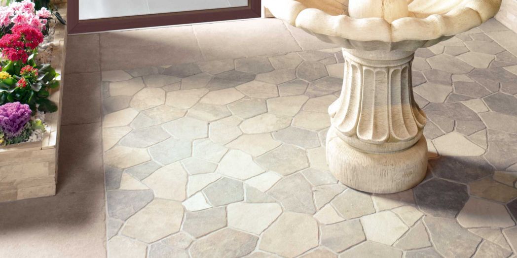 Sella WHITE – Crazy Pave Look – Tile & Stone Gallery
