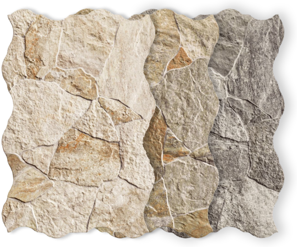 Sella WHITE – Crazy Pave Look 442×664 (P) – Tile & Stone Gallery