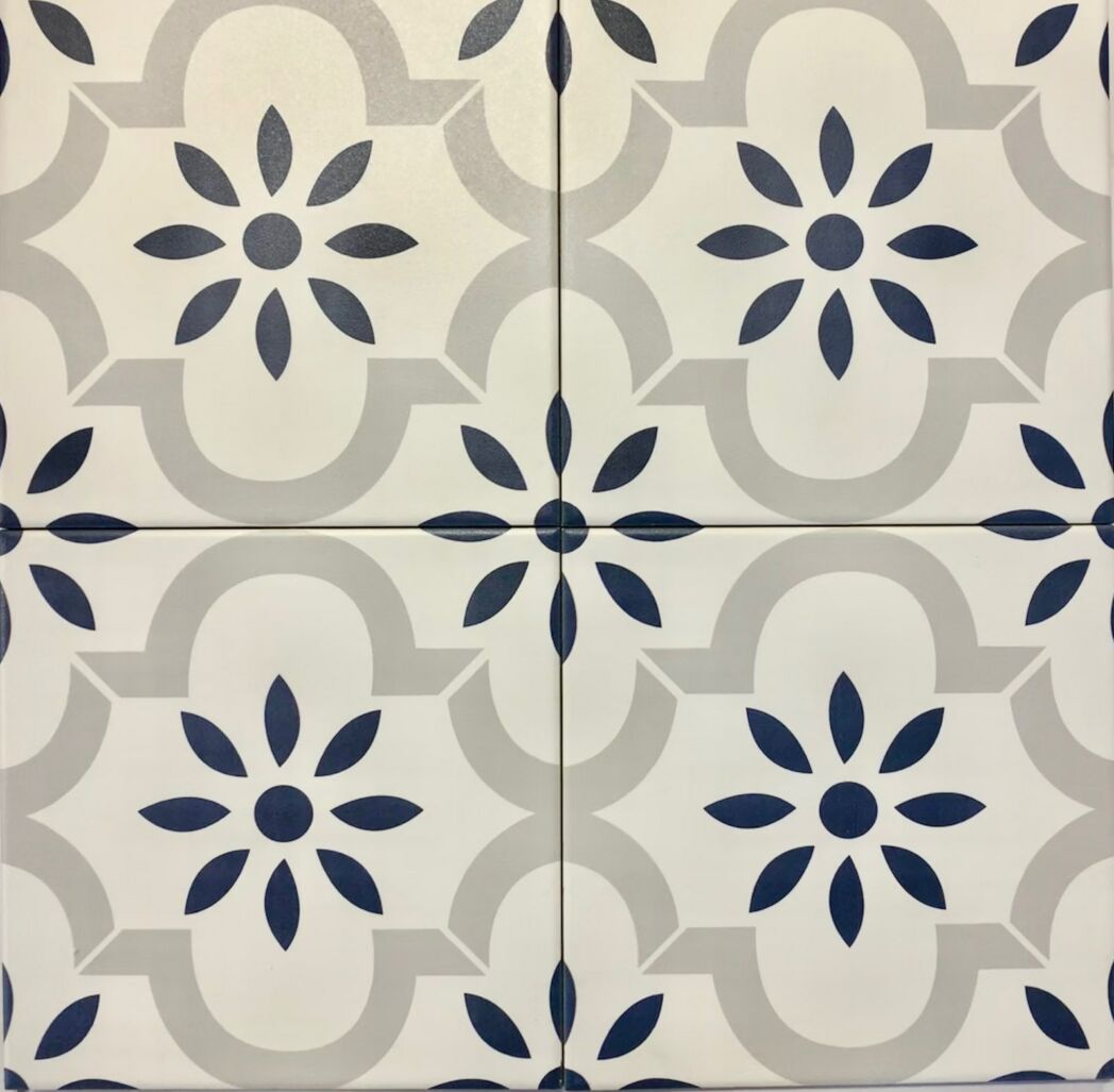 Lewis Navy Pattern (Picasso DF214 Victory) – Tile & Stone Gallery