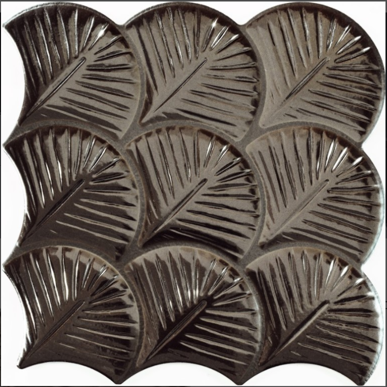 Scale Shell ANTHRACITE Tile – Tile & Stone Gallery