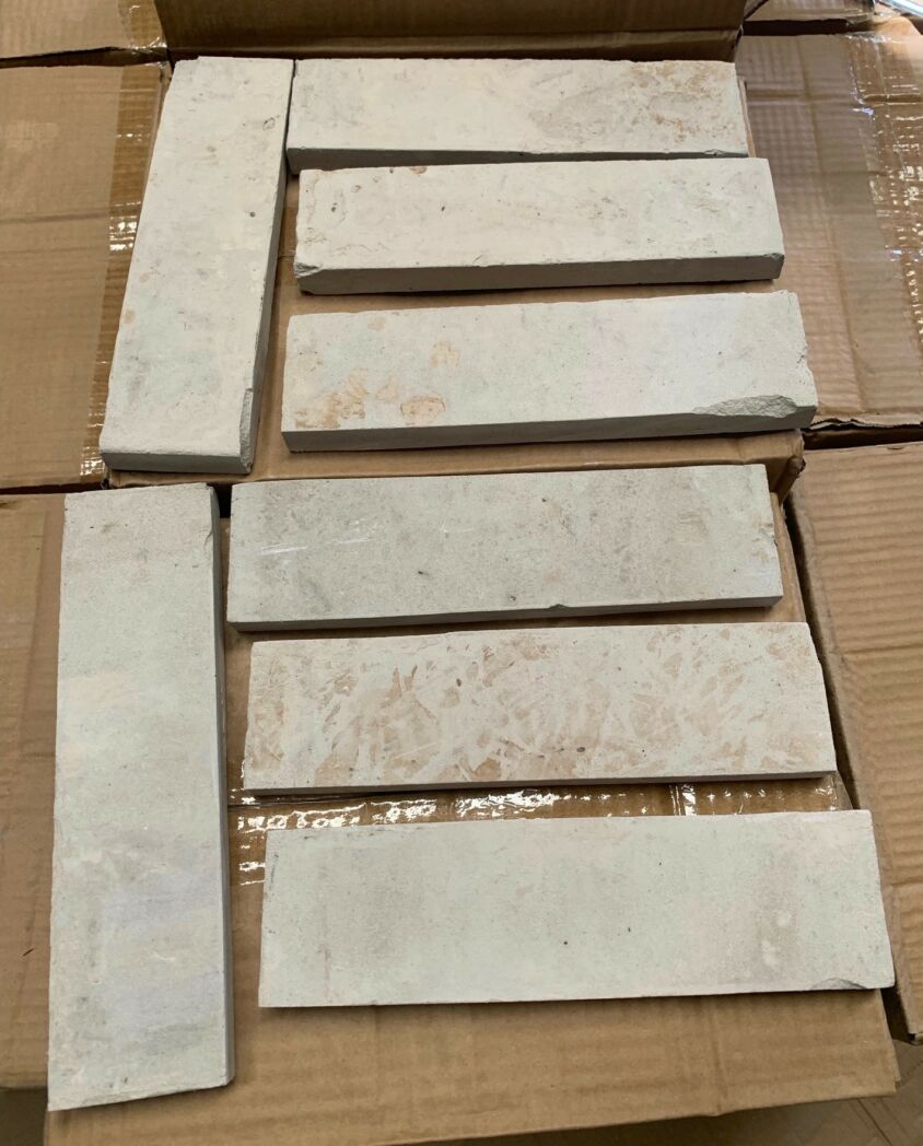 WHITE Quartz Reclaimed Brick Veneer – Tile & Stone Gallery