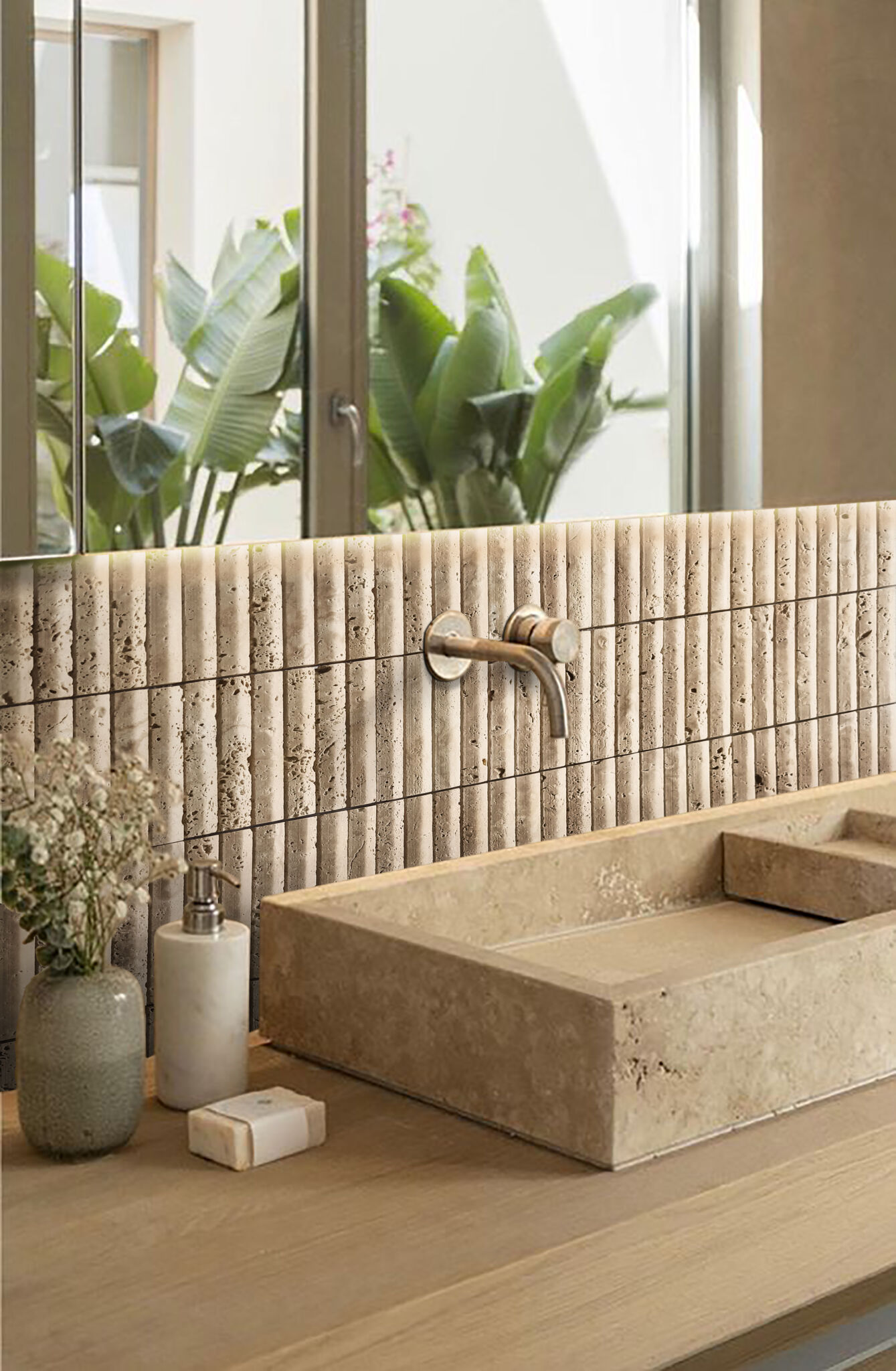LAD 338 B – Travertine V-Shaped – Tile & Stone Gallery